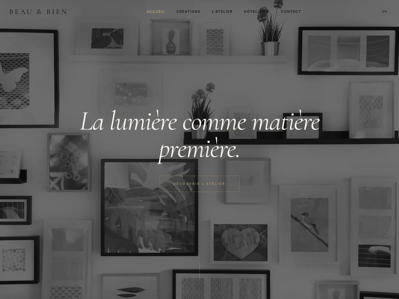 Beau & Bien Atelier Site