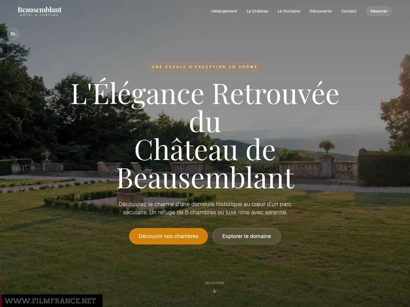 Beausemblant Hotel Site