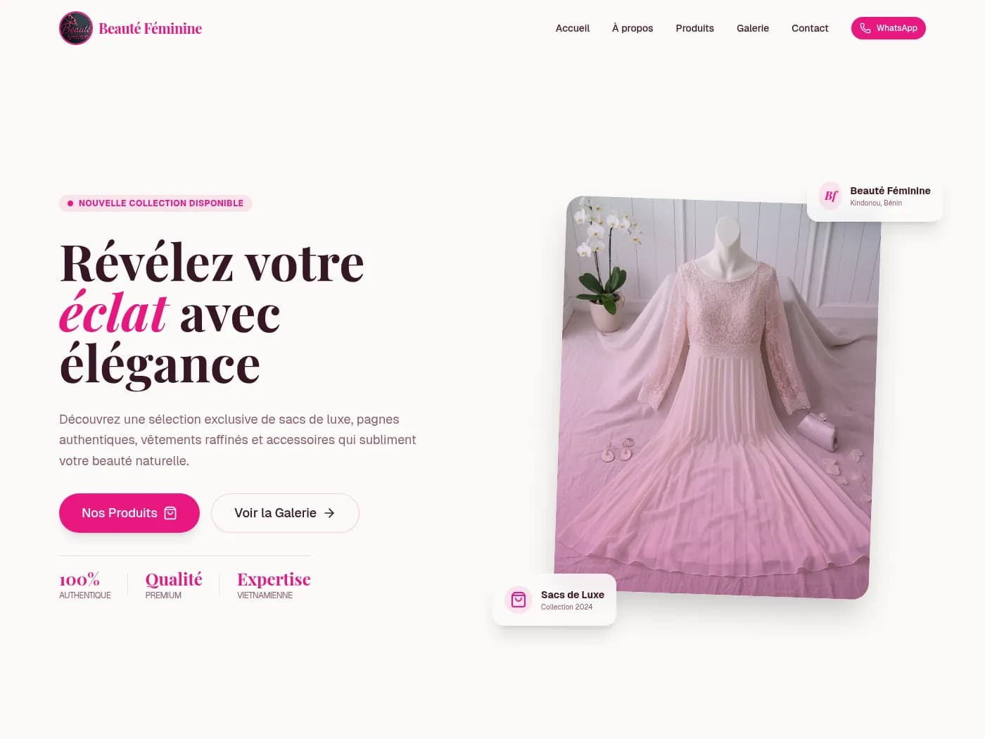 Beauté Féminine Web Showcase