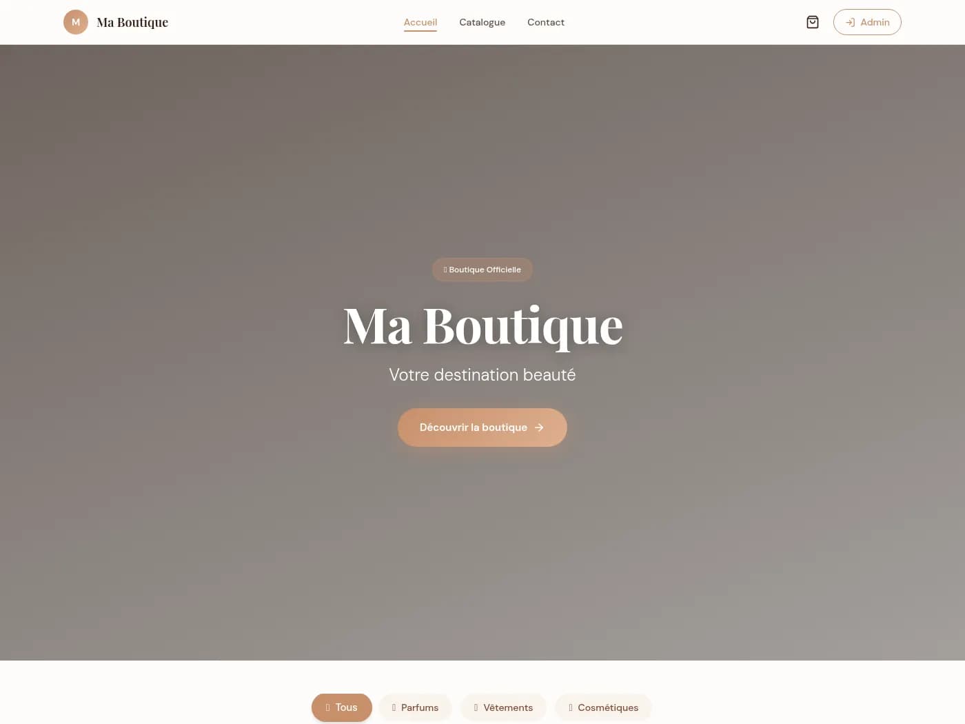 Boutique Beauté App