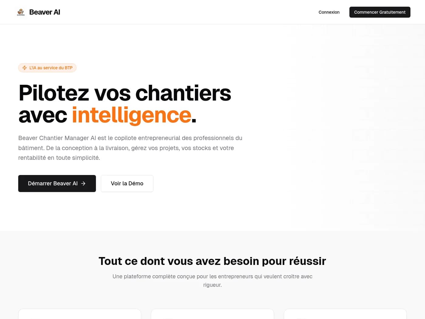Beaver Chantier Manager AI