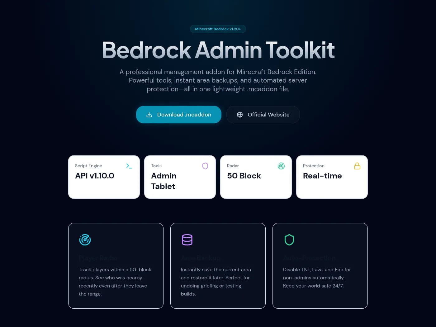 Bedrock Admin Toolkit