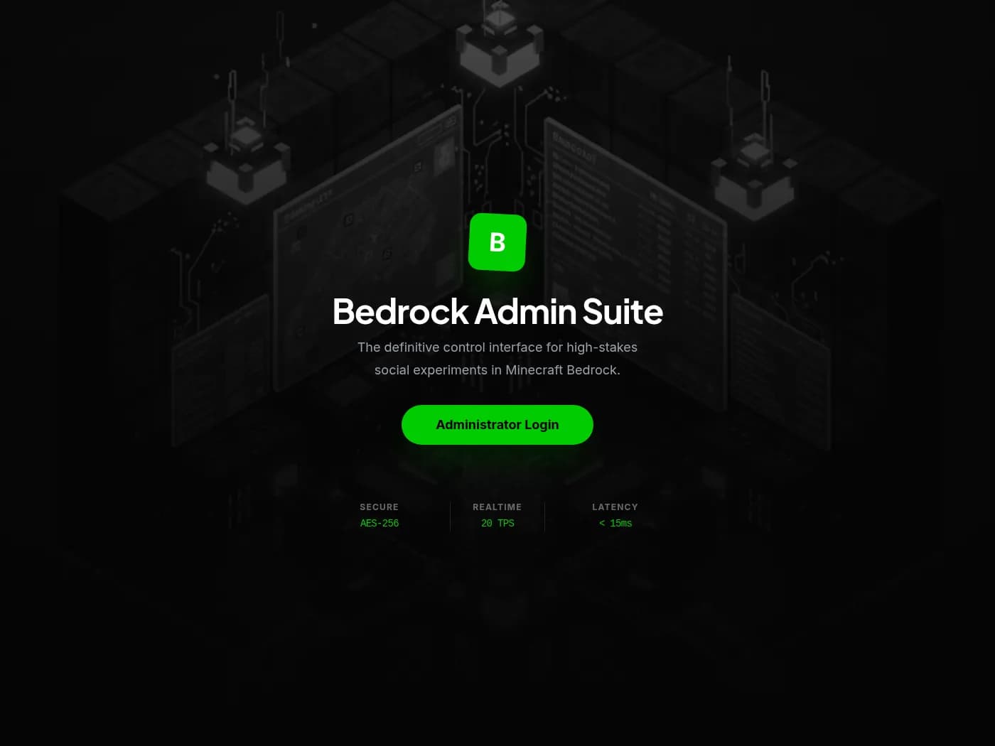 Bedrock Admin Suite