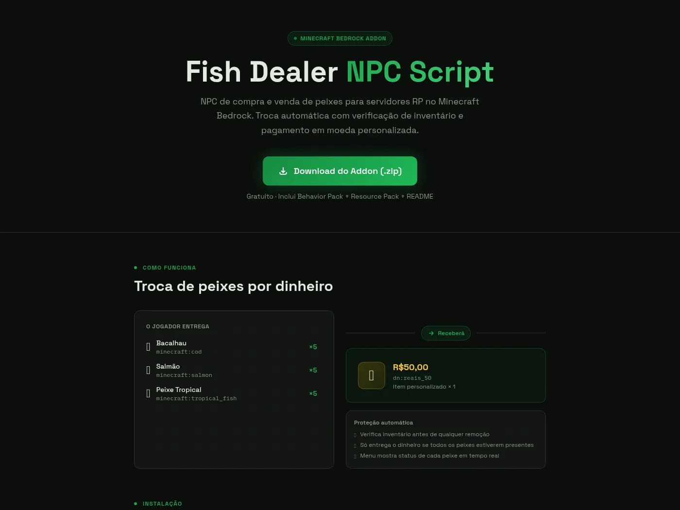 Fish Dealer Script