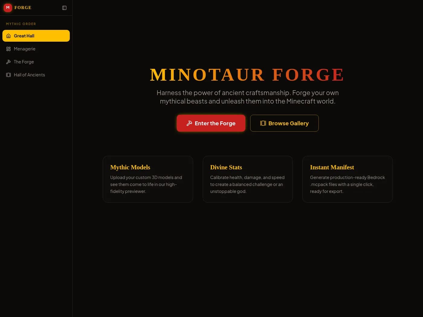 Bedrock Minotaur Mod