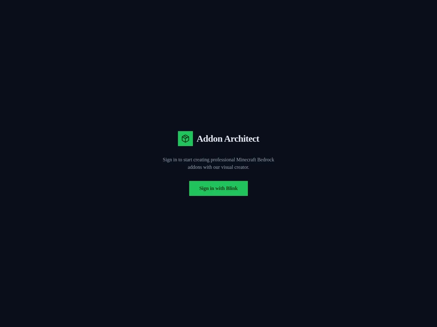 Bedrock Mod Addon Creator