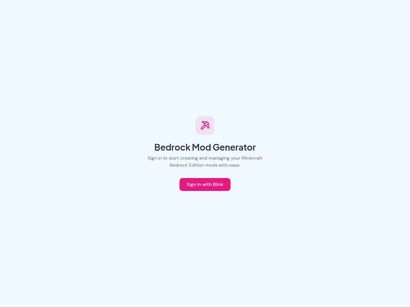 Bedrock Mod Generator