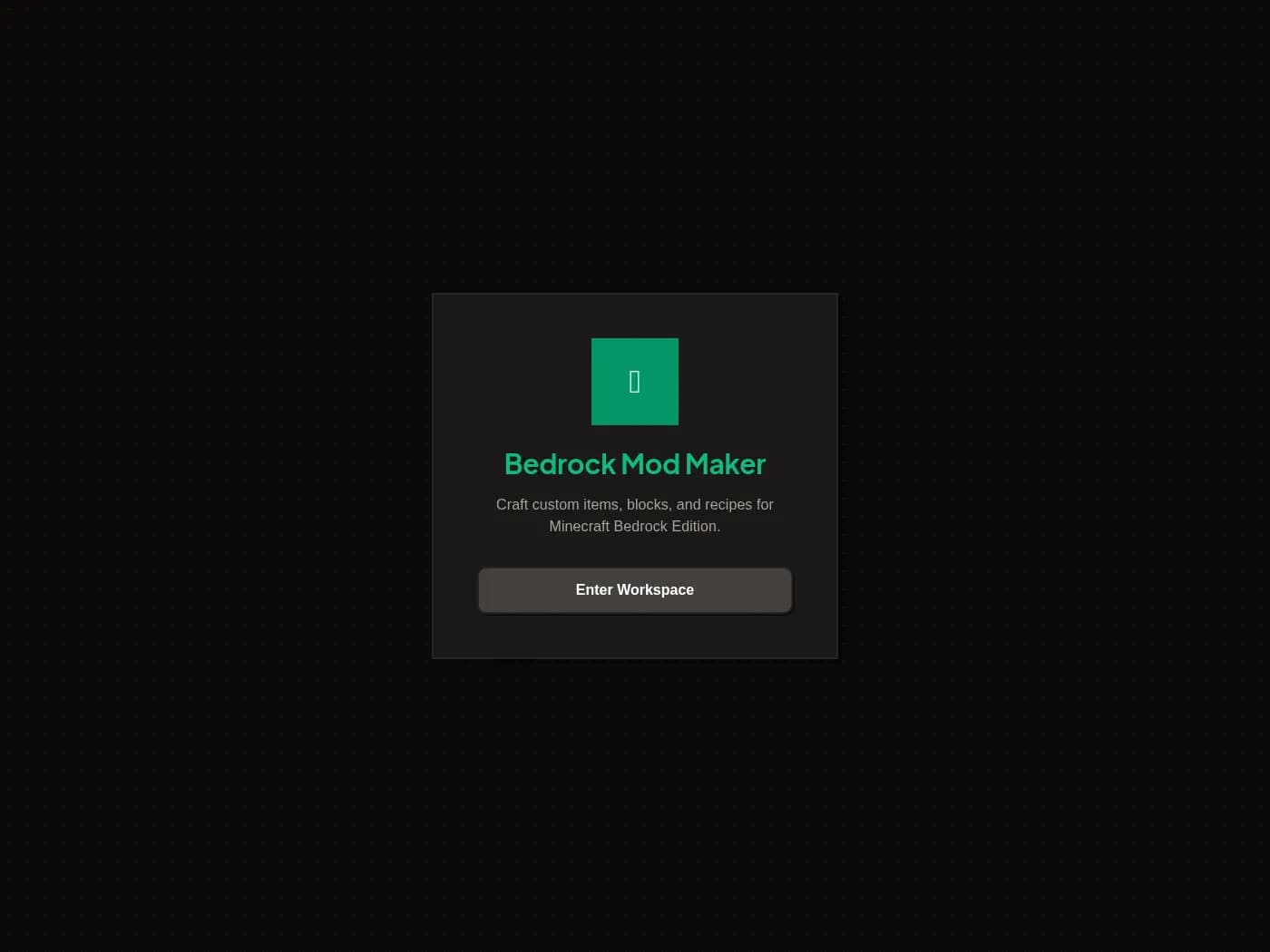Bedrock Mod Maker