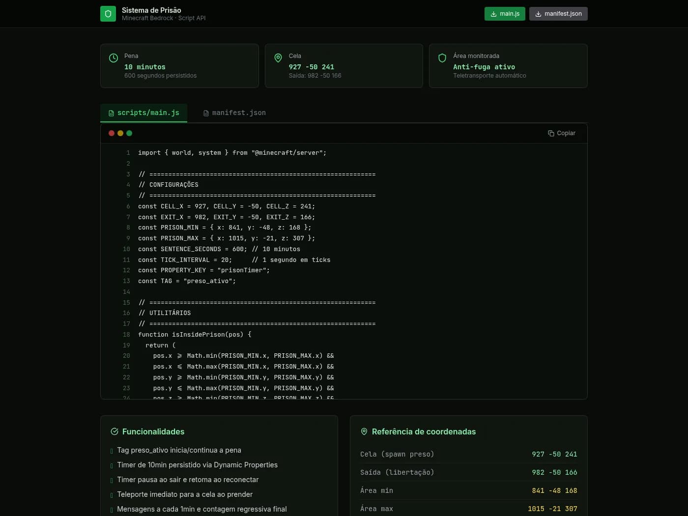 Prison System Bedrock Add-on