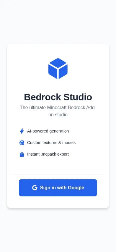 Bedrock Studio App