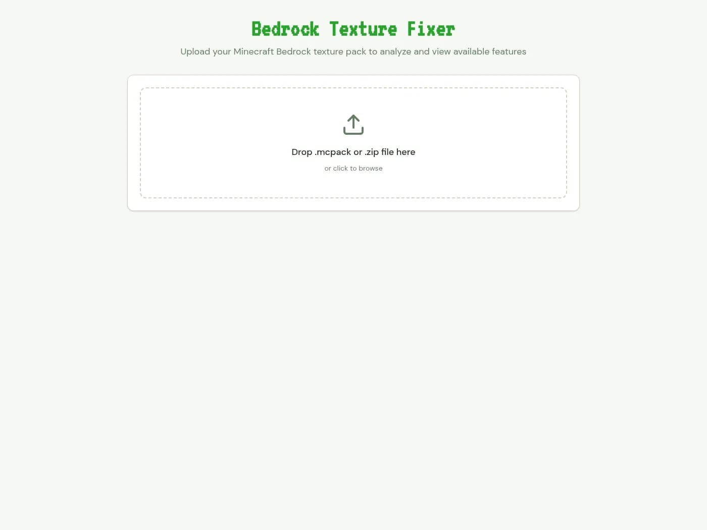 Bedrock Texture Fixer