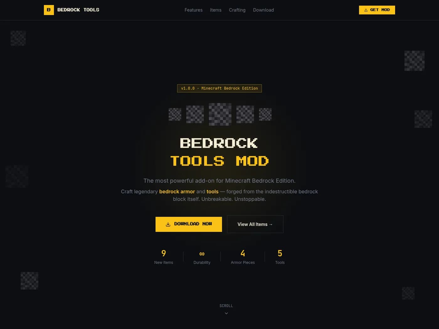 Bedrock Tools Mod