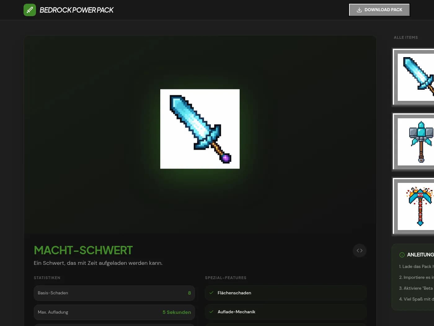Bedrock Power Tools Pack