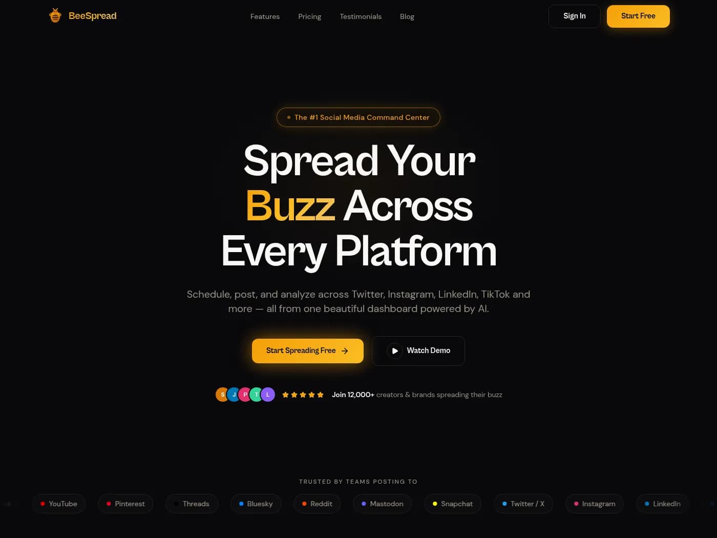 BeeSpread Social SaaS