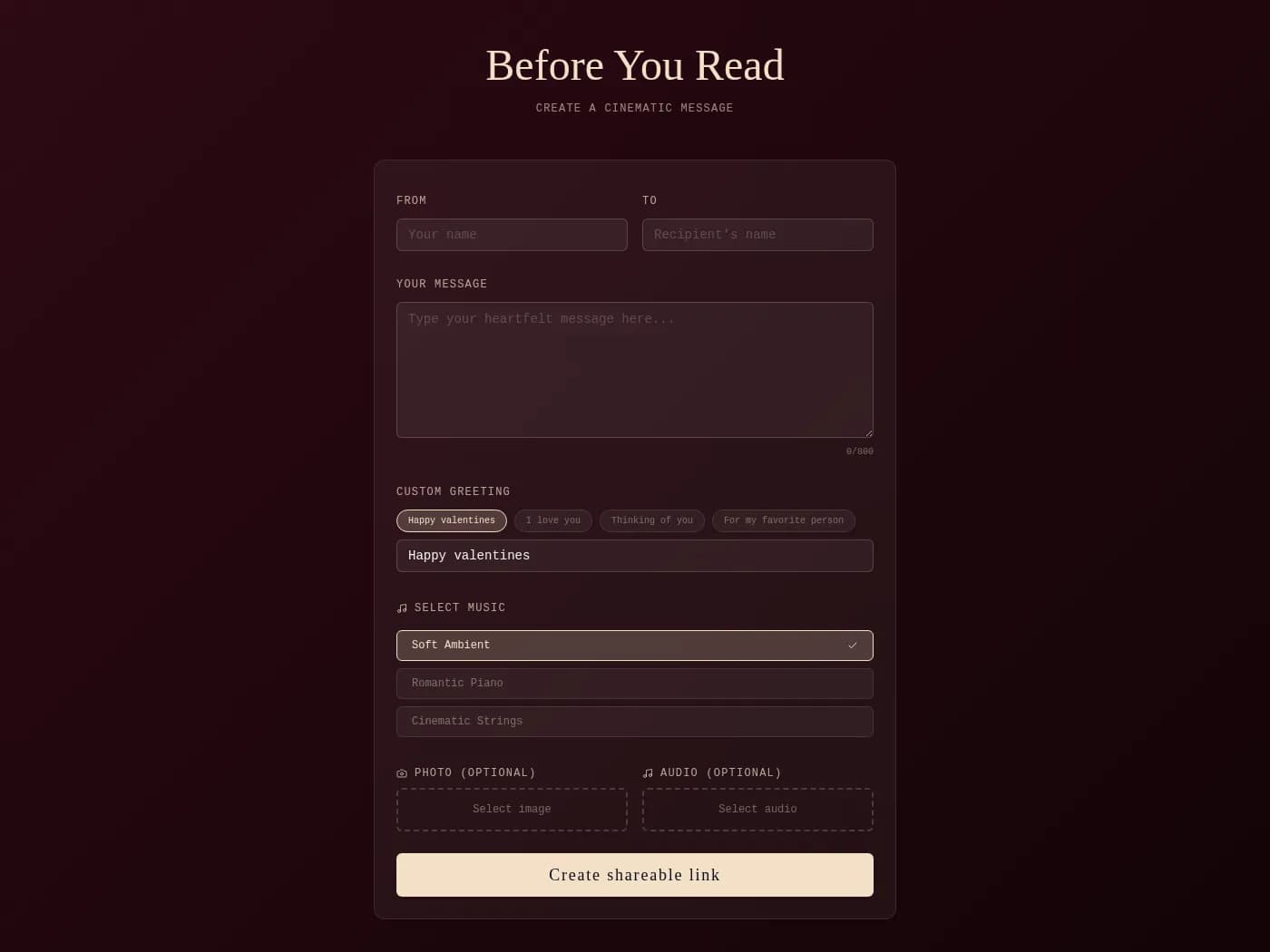 Before You Read