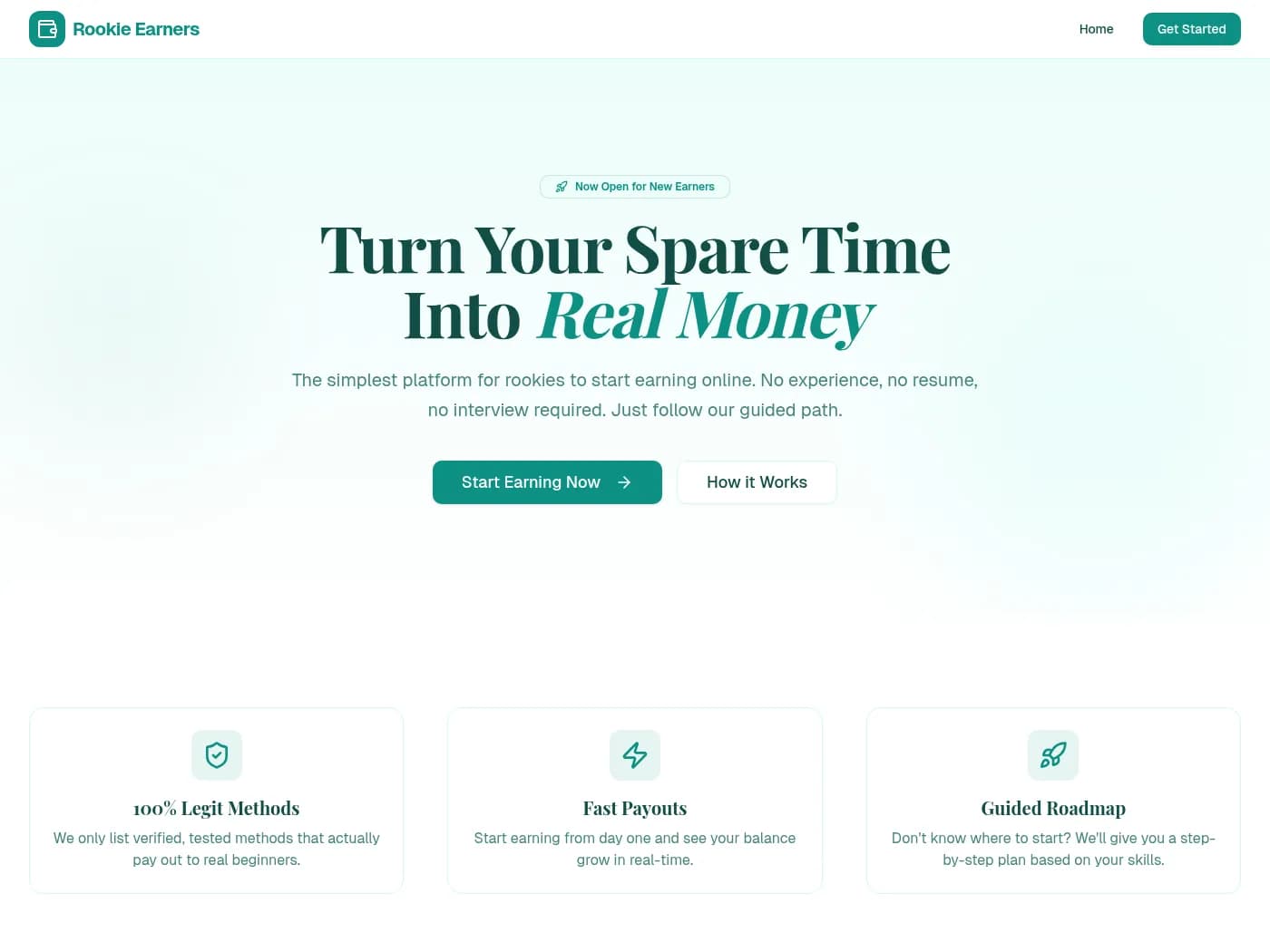 Beginner Money Maker Site