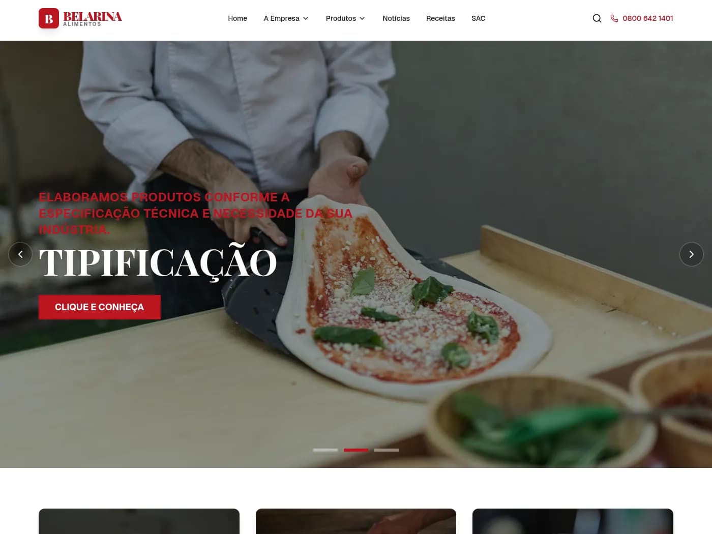 Belarina Website Clone