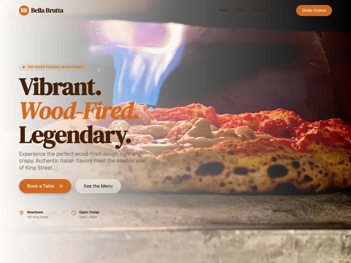 Bella Brutta Pizzeria Site