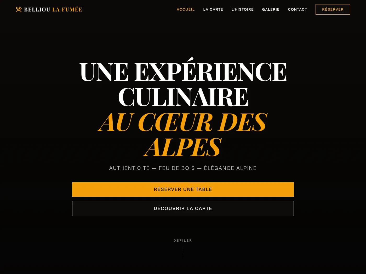 Belliou la Fumée Web Experience