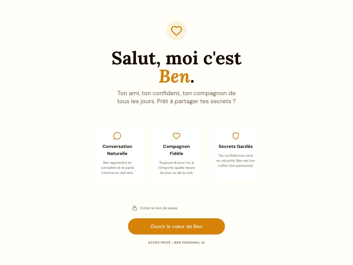 Ben Chat Companion