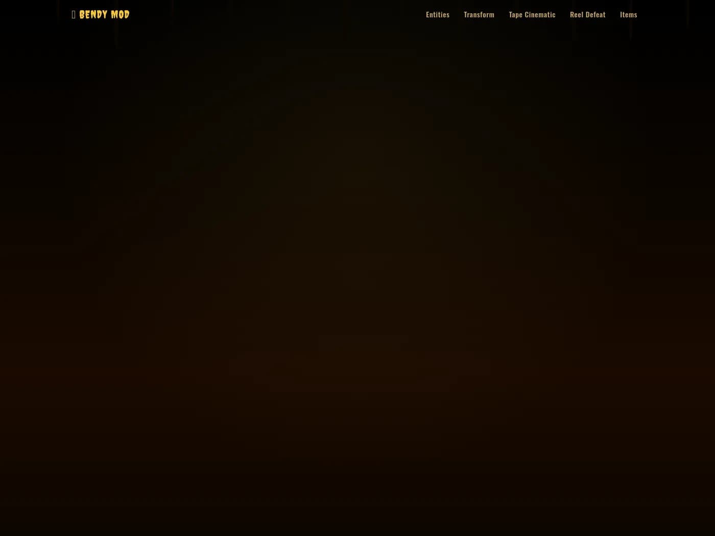 Bendy Entities Mod