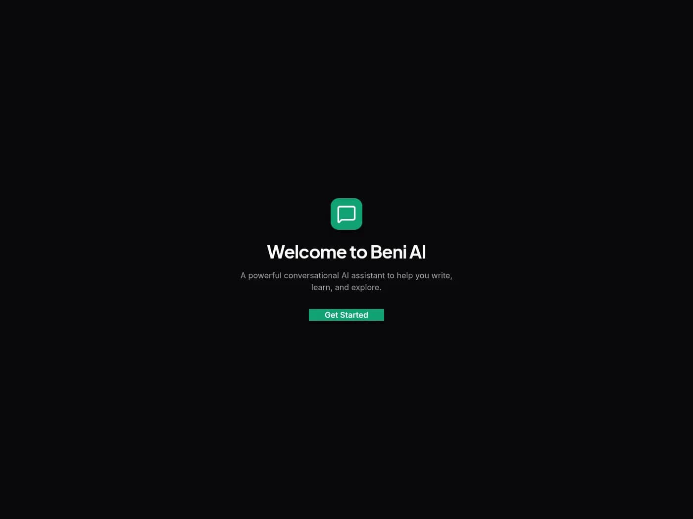 Beni AI Chatbot