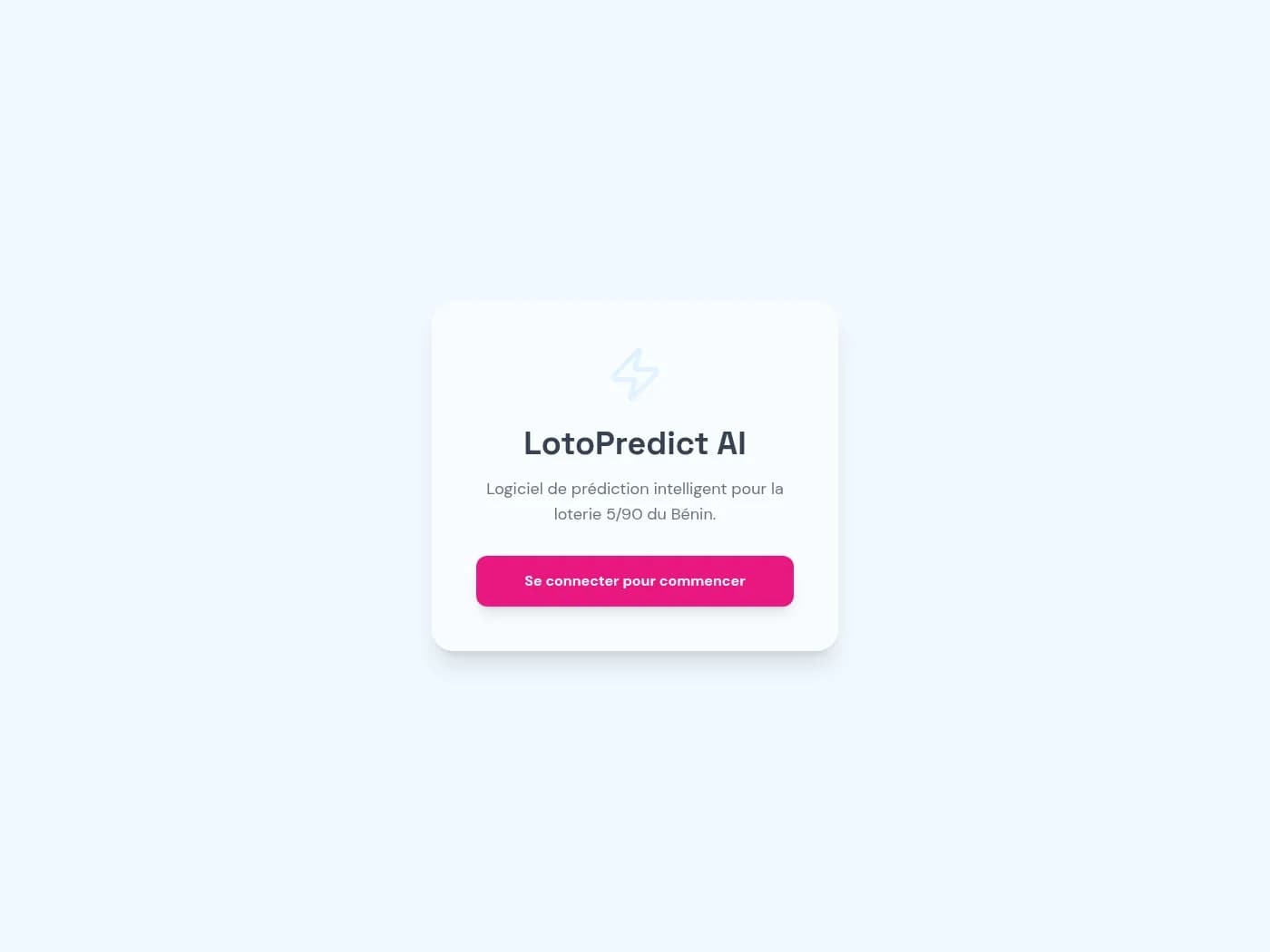 LotoPredict Bénin AI