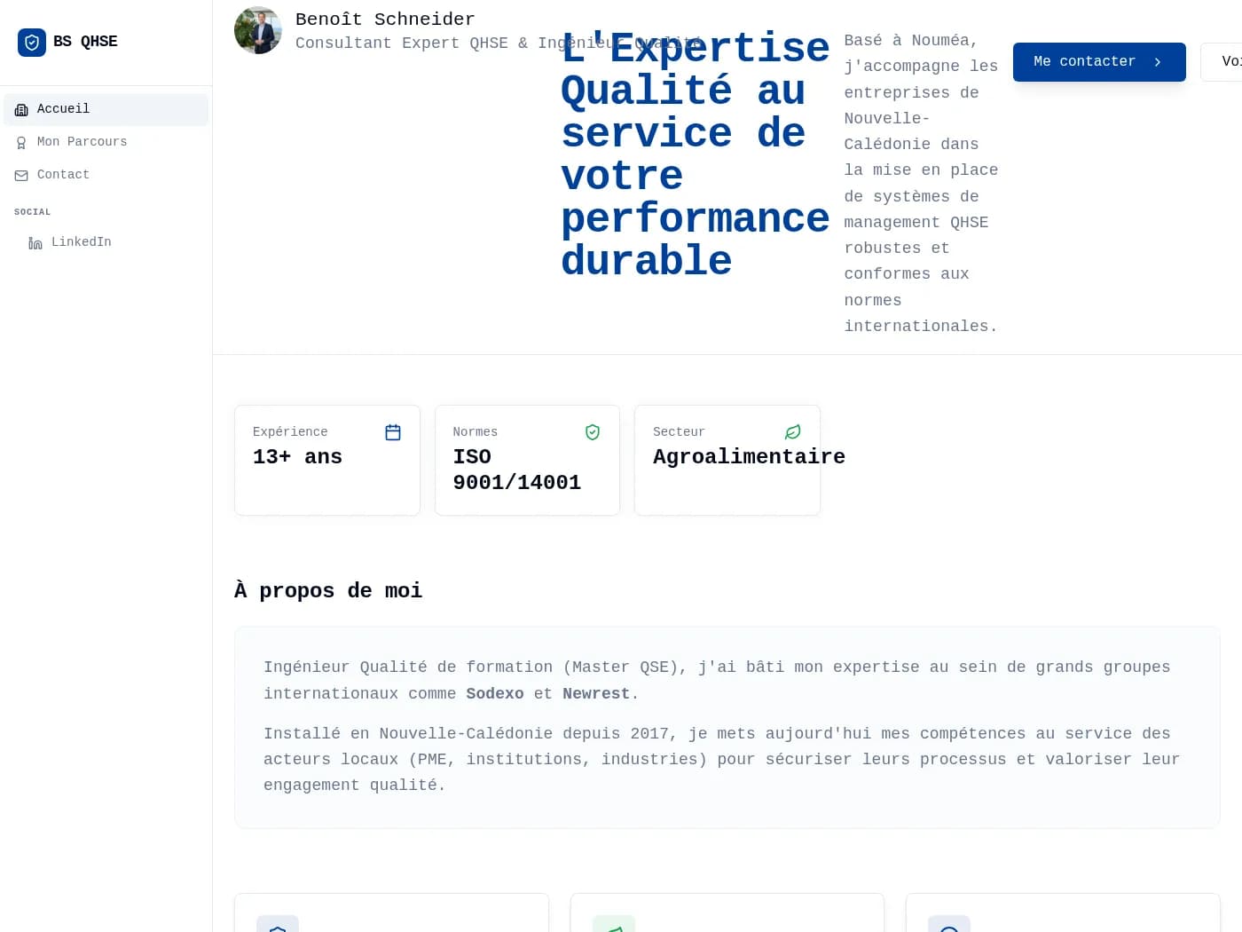 Benoit Schneider Portfolio