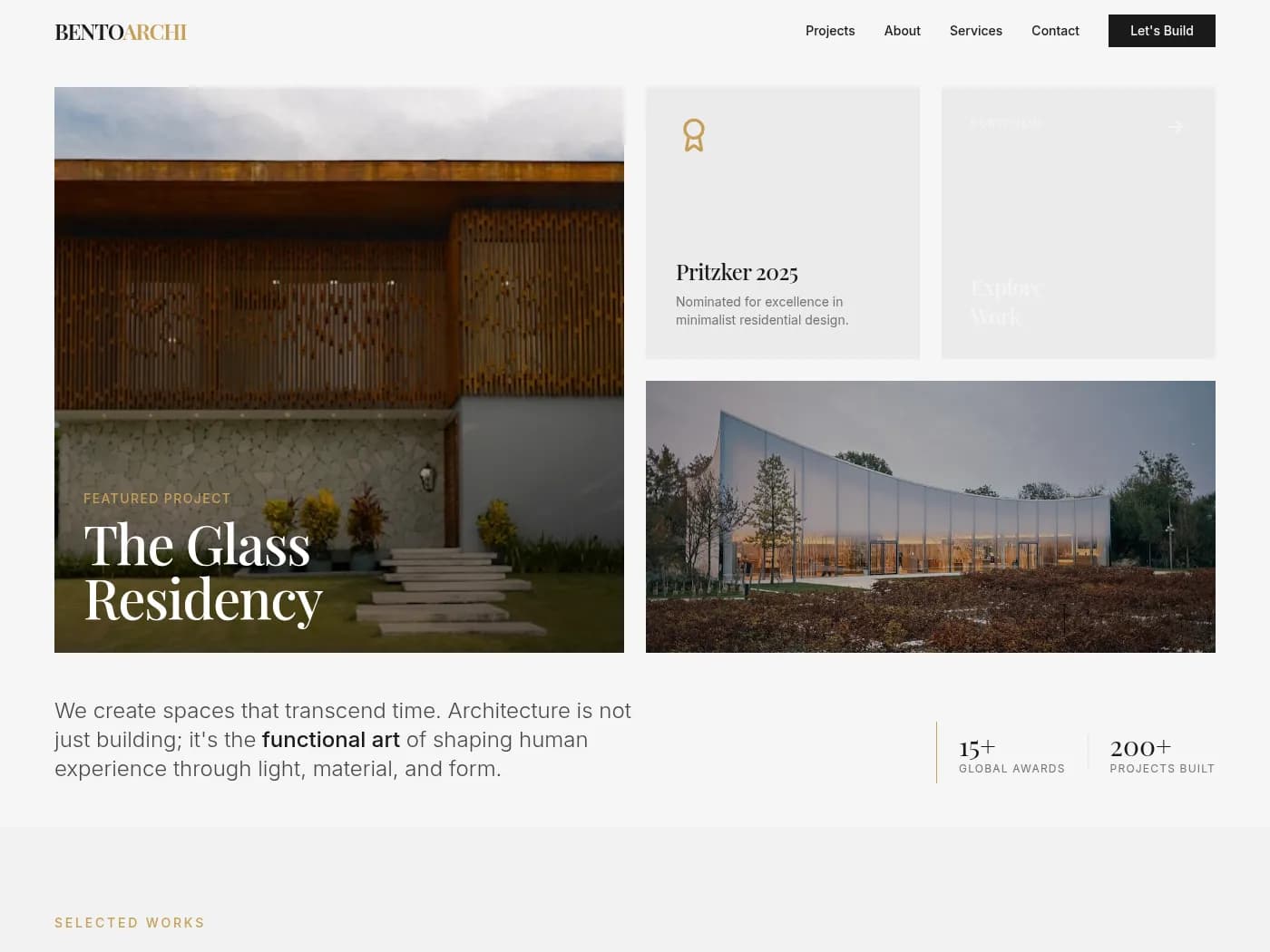Bento Archi Portfolio