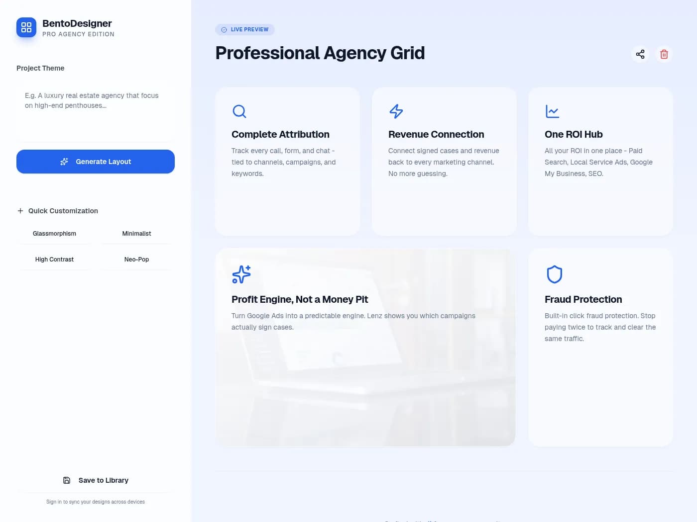 Pro Bento Grid Designer