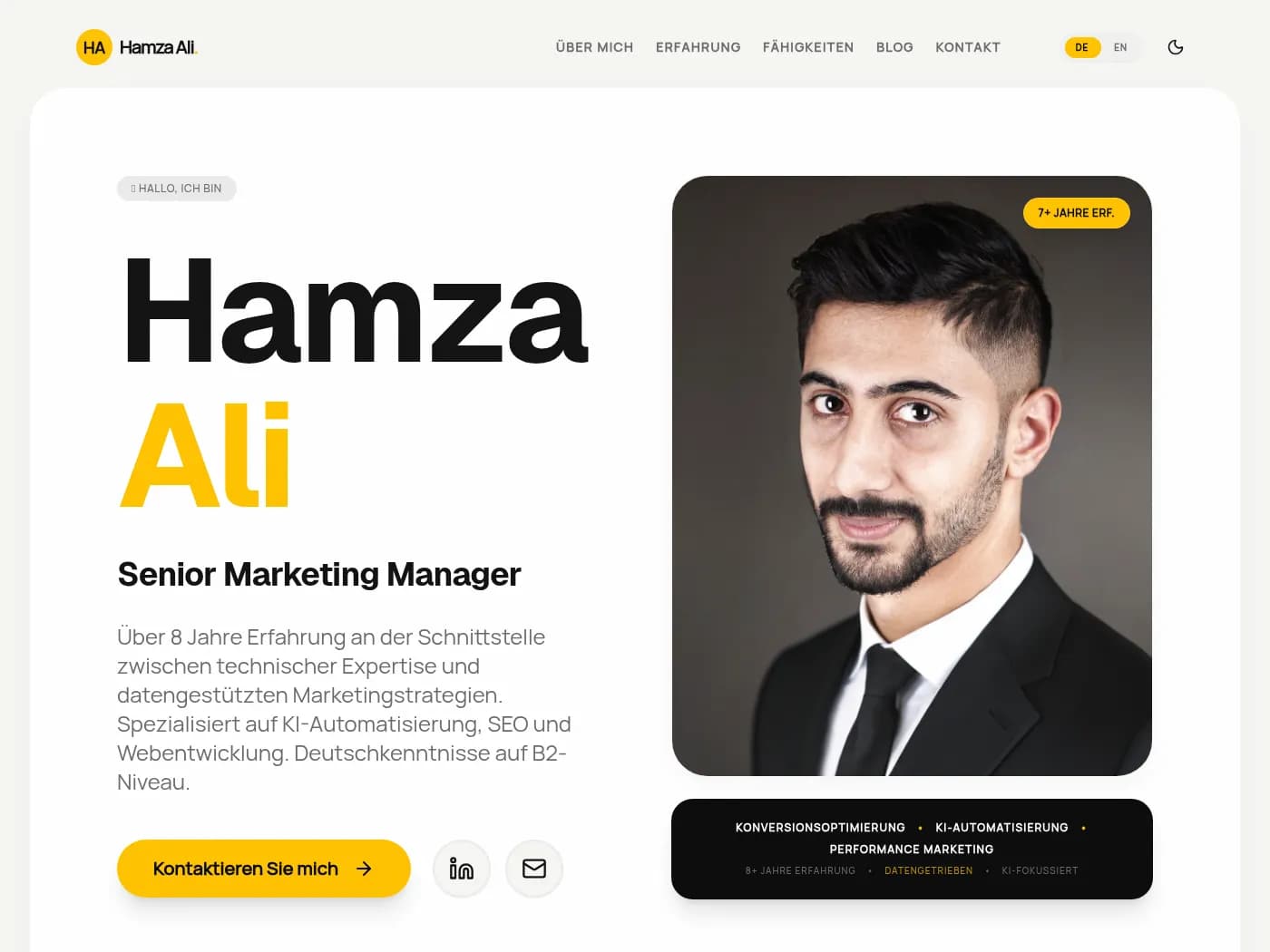 Hamza Ali Portfolio