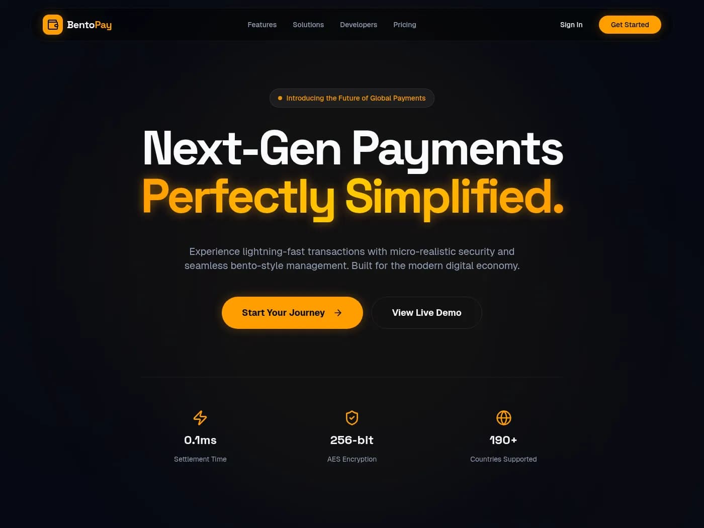 BentoPay Landing Page