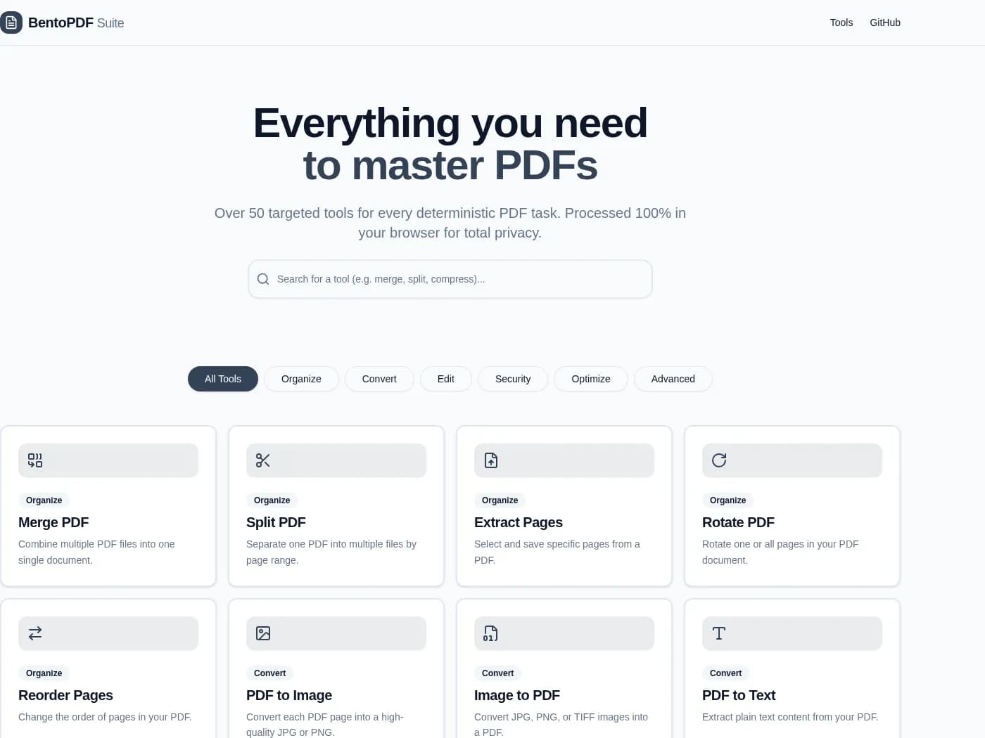 BentoPDF Suite