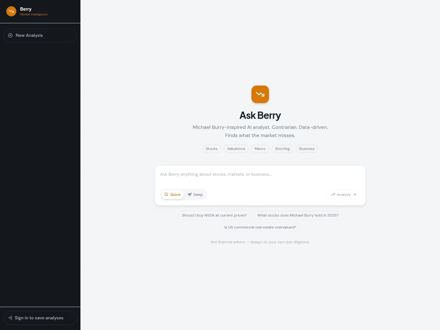 Berry Market Agent