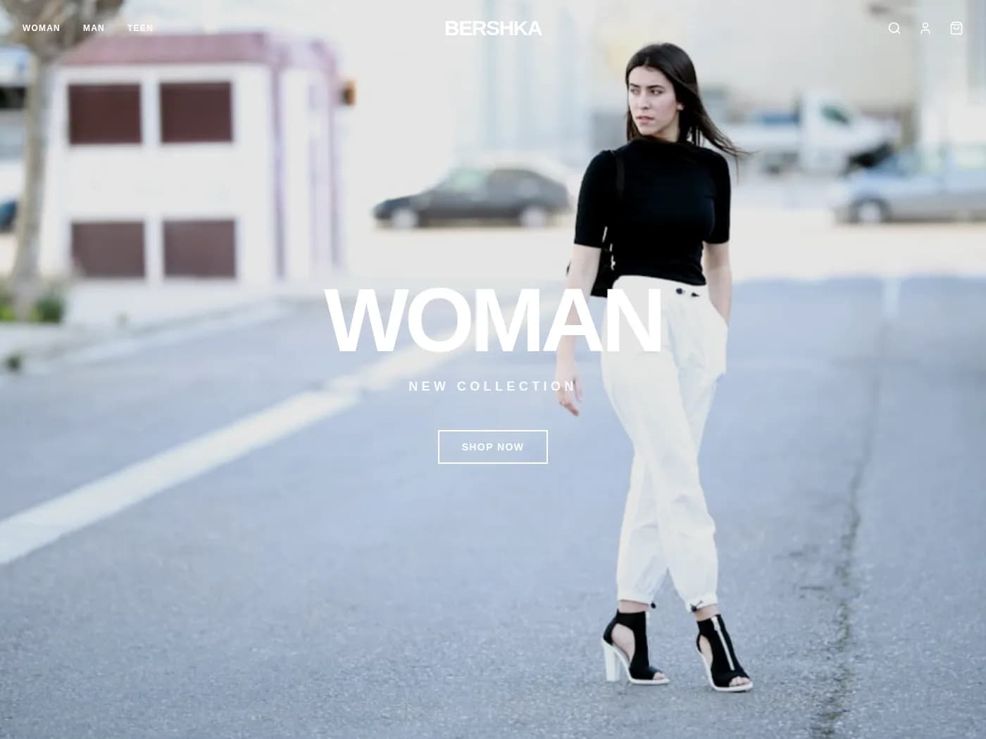 Bershka Store Clone