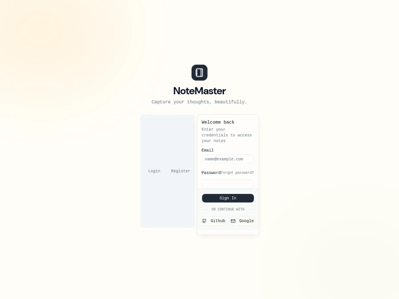 NoteMaster