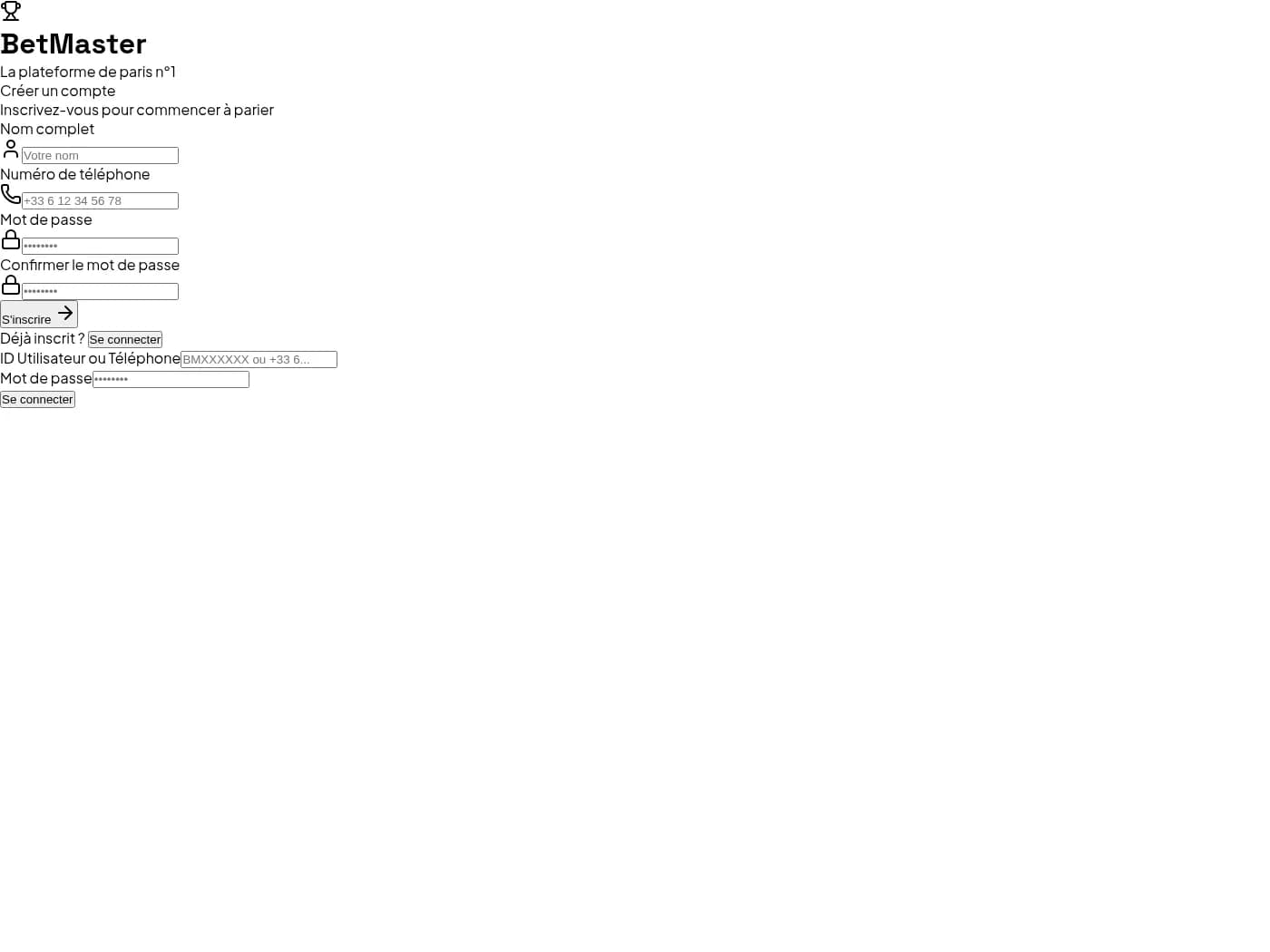BetMaster Platform