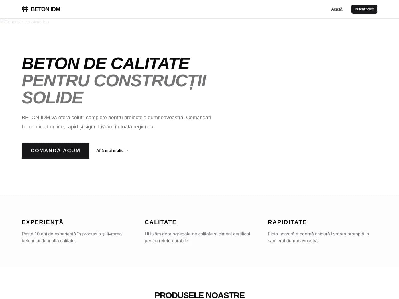 BETON IDM Sales Portal