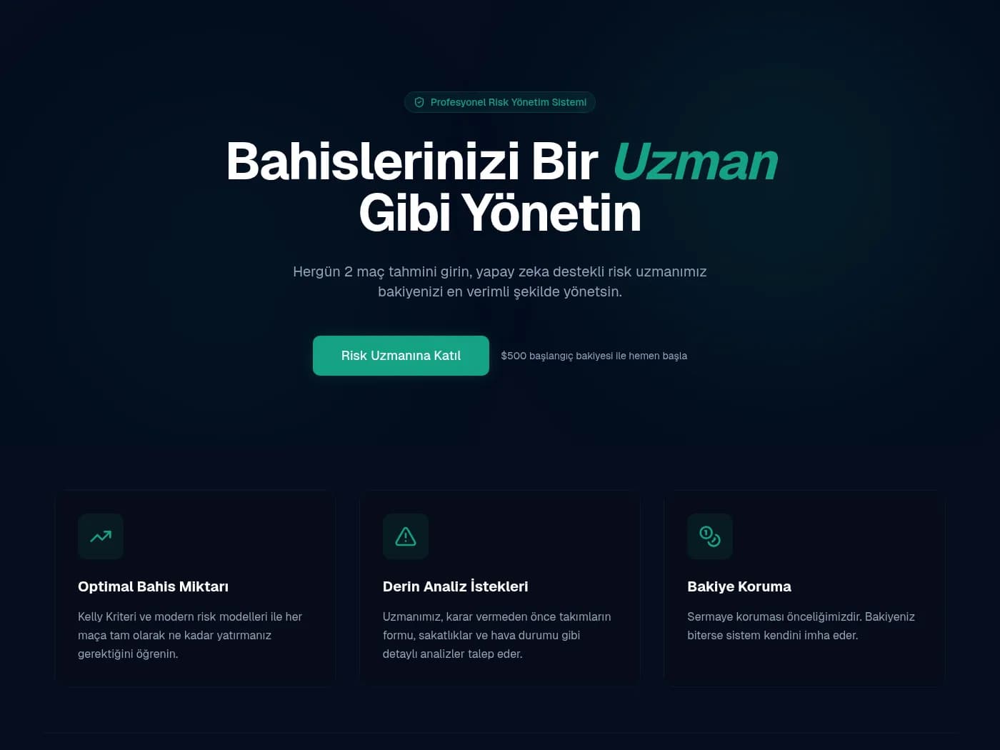 BetRisk Manager
