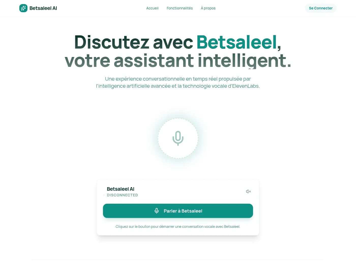 Betsaleel Conversational AI Web