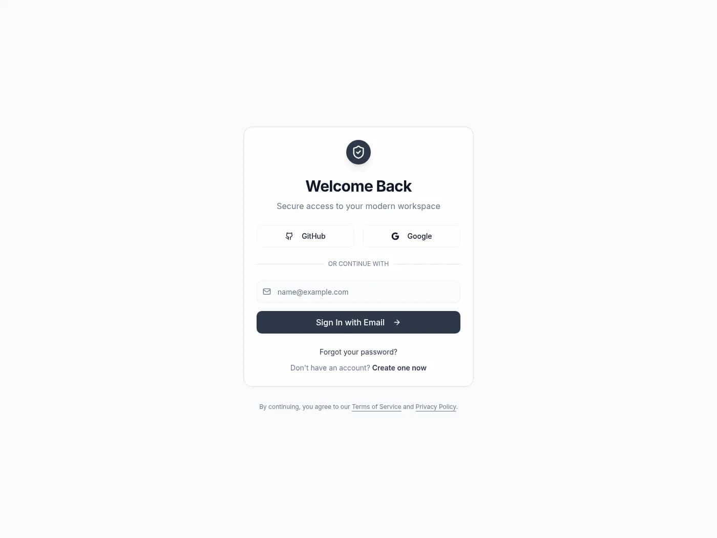 Better Login Experience