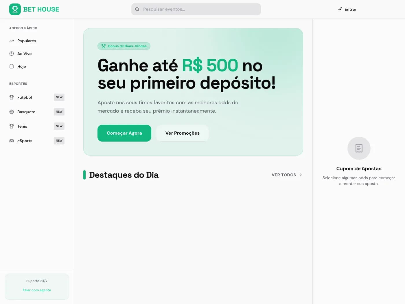 Betting House Platform
