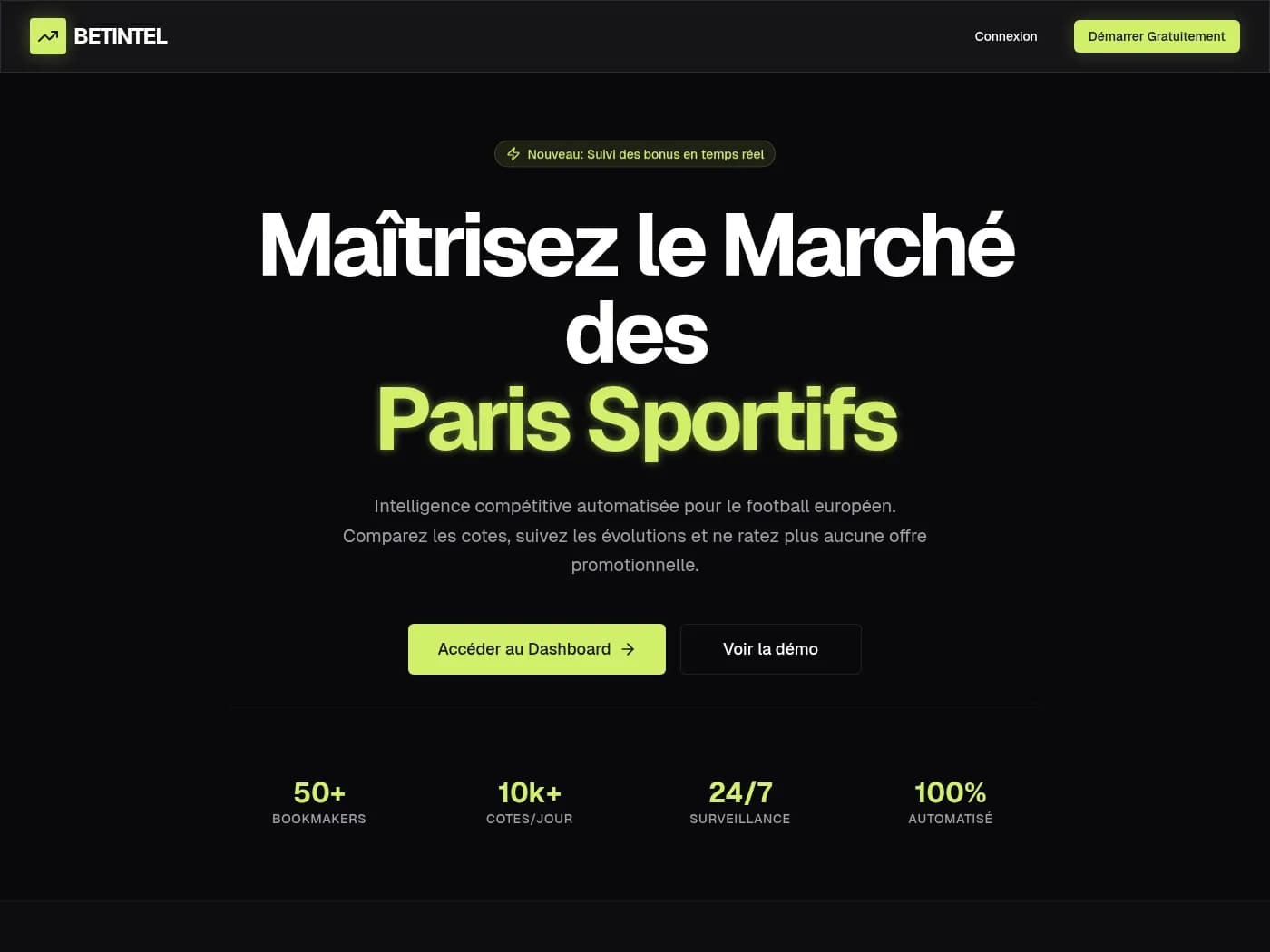 Betting Insights SaaS