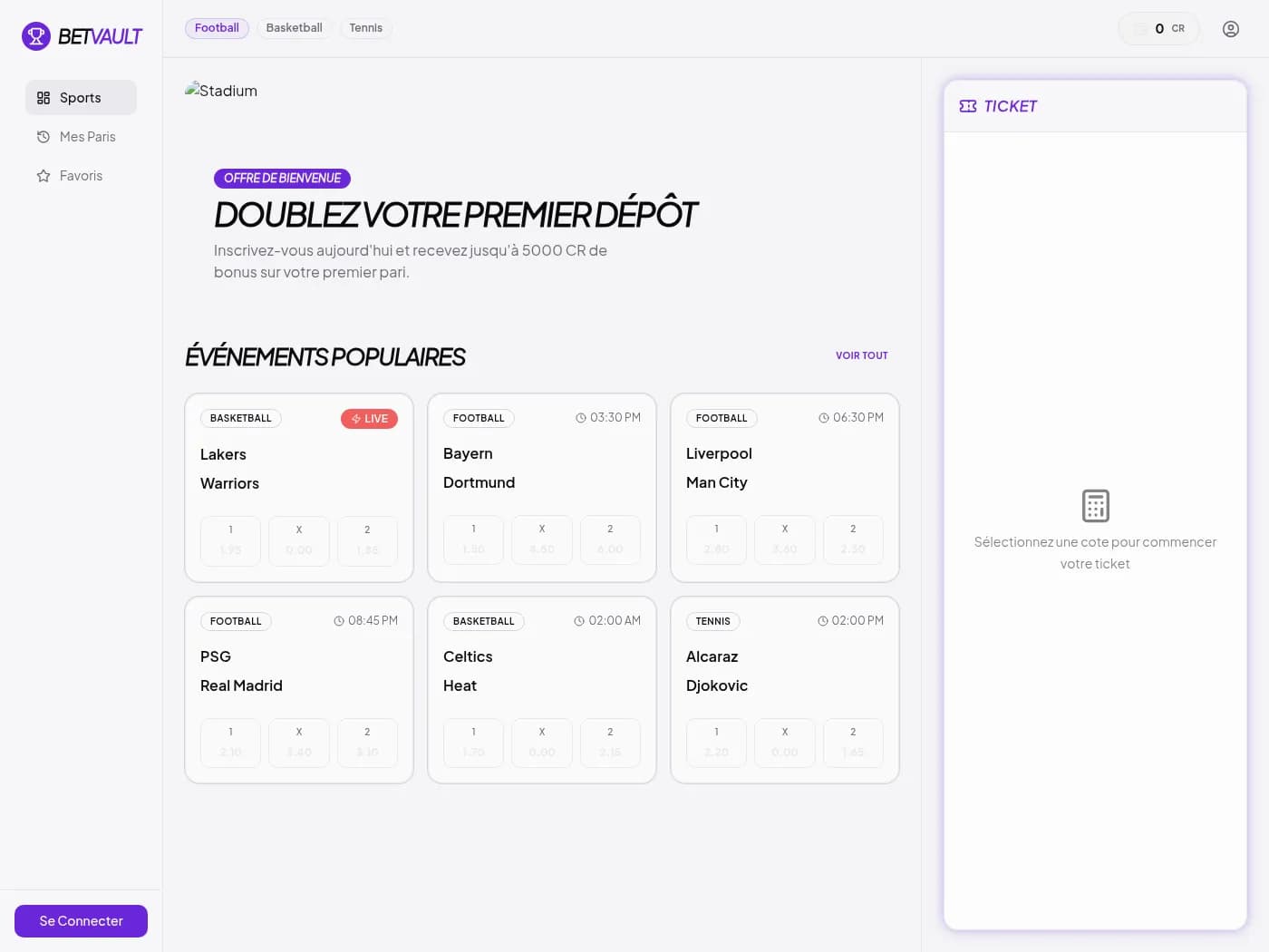 Betting Portal Web