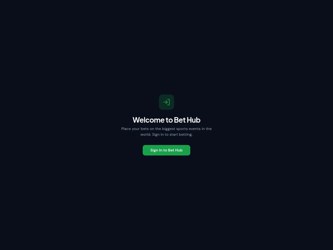 Betting Web Hub