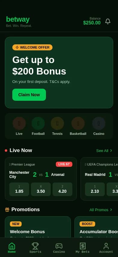 Betway Mobile Hub