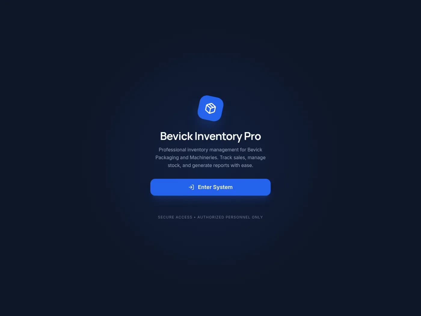 Bevick Inventory Pro