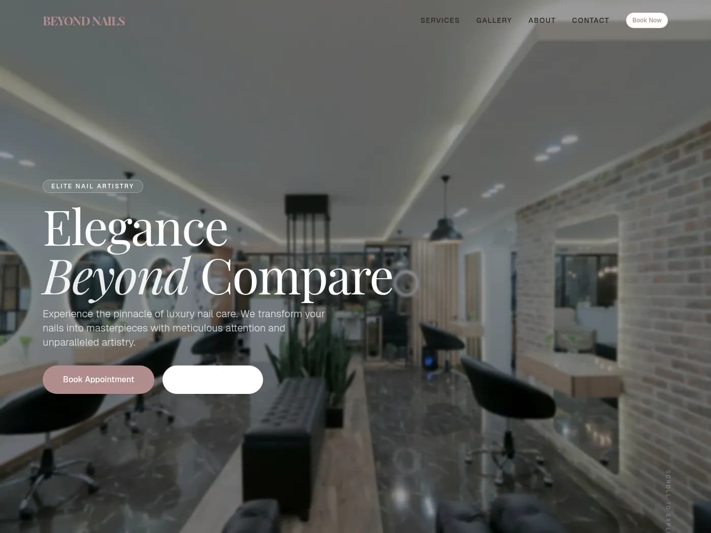 Beyond Nails Website