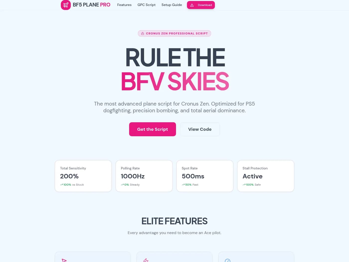 Battlefield 5 Plane Pro