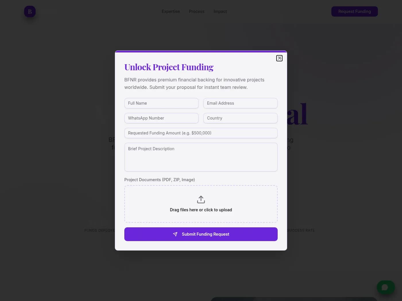 BFNR Premium Website